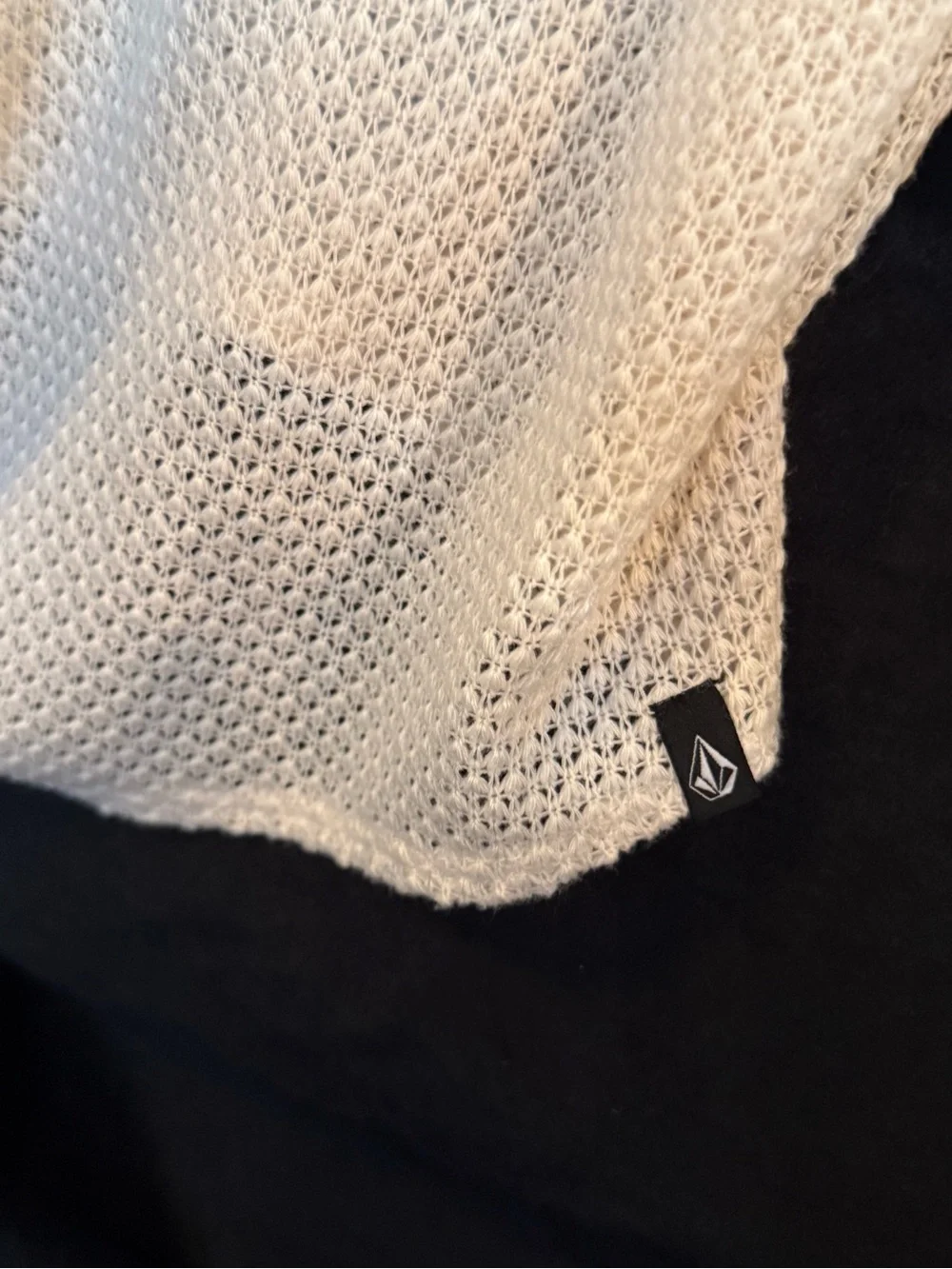 Volcom | Tops | Volcom Cream Openfront Knit Cardigan | Poshmark